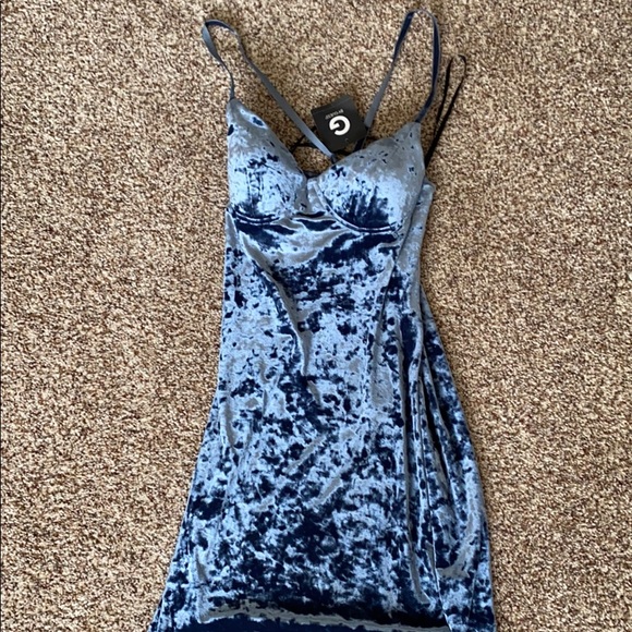 Guess | Dresses | Blue Fuzzy Dress From Guess | Poshmark